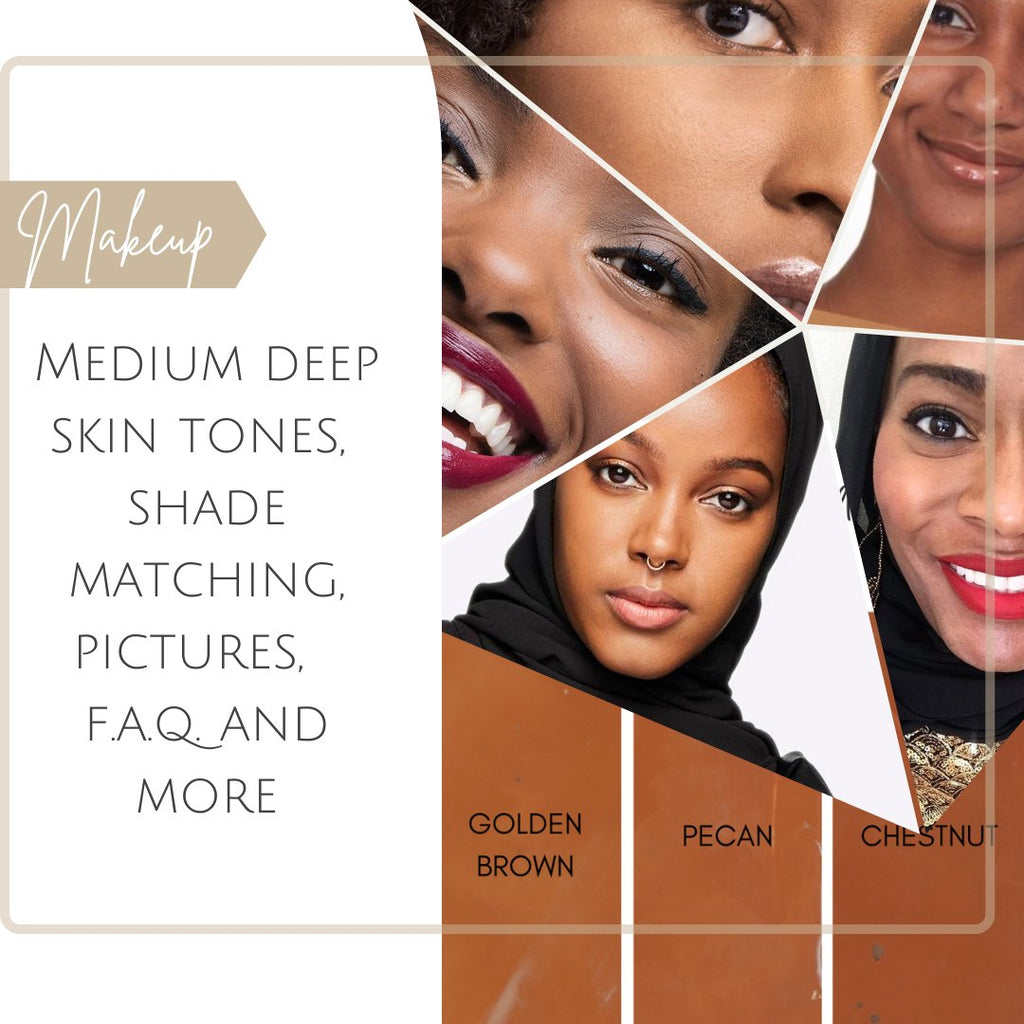 Medium Deep Skin tones - Shades, pics and more! – Claudia Nour Cosmetics